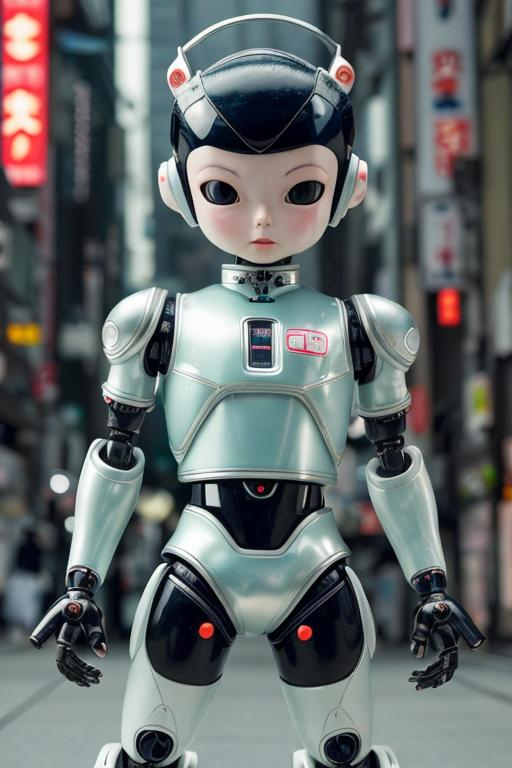 japan anime robot look like " Astro Boy", random pos... | OpenArt