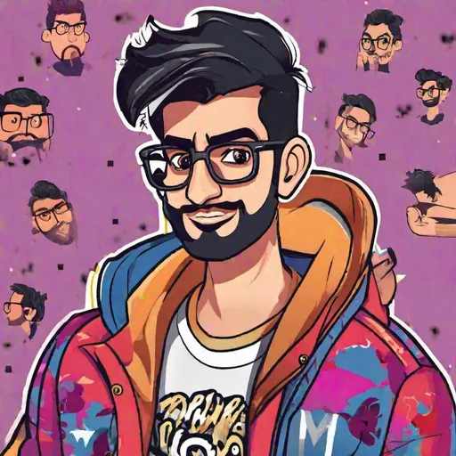 Carryminati in cartoon 4k