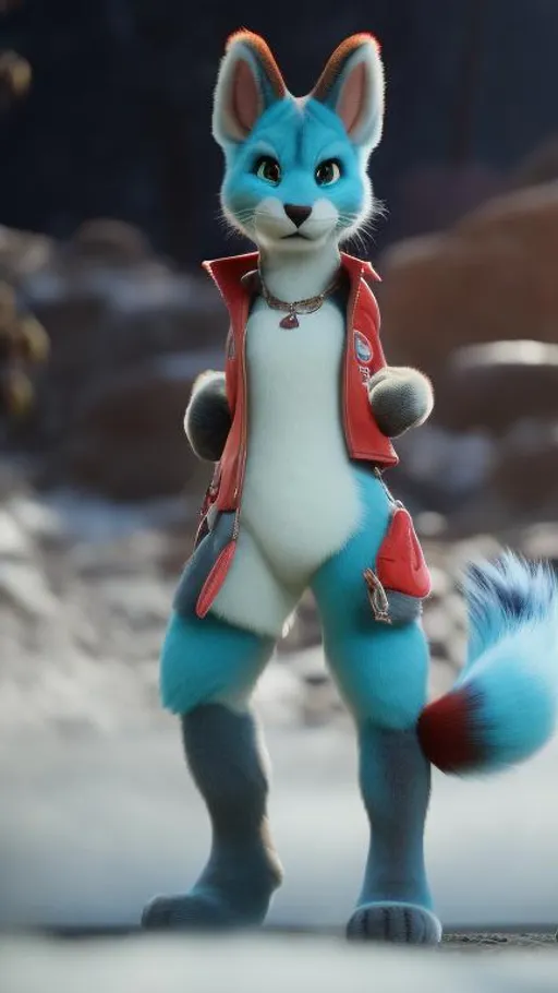 furry, majira strawberry, art by hiroyuki morita, ar...