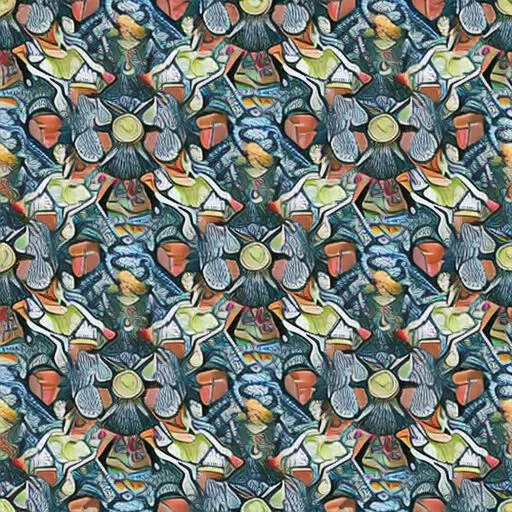 seamless texture, symmetrical, perfect, repeating, p...