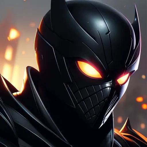 Close-up, full portrait of symbiote Carnage while fi... | OpenArt