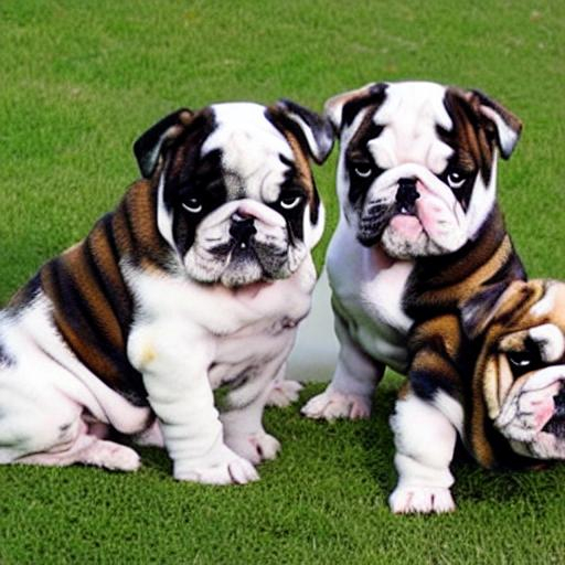 pretty bulldog puppies | OpenArt