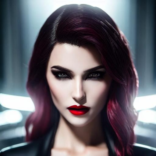 epic professional digital portrait art of vampire 👩...