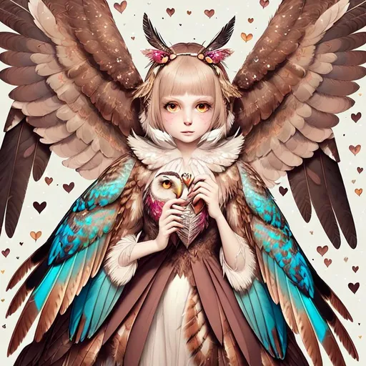 highest quality portrait full body of bird woman, o... | OpenArt