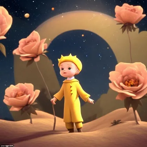 The little prince is a character in a book written b... | OpenArt