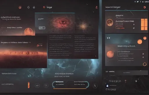 three body problem, ui design