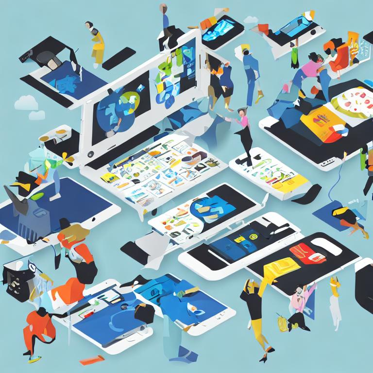 "Create an illustration depicting the use of ICT in... | OpenArt