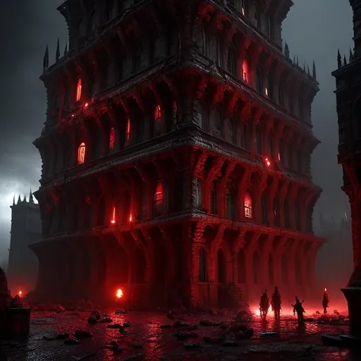 The night is dark and full of terror, detailed scene... | OpenArt