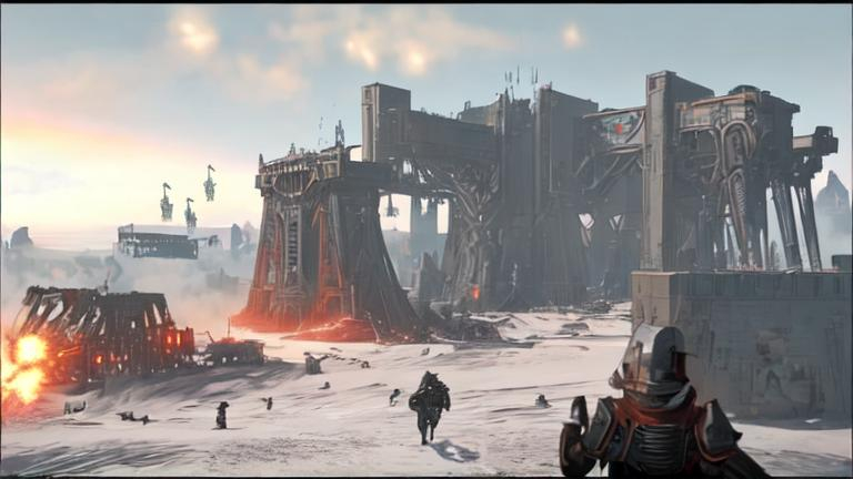 Destiny-Rise Of Iron-Wrath Of The Machine-Siege Engine | OpenArt