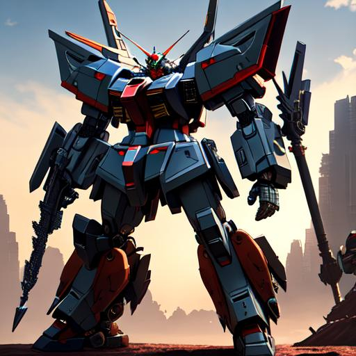 Gundam, frame inversion, large mech backpack, large... | OpenArt