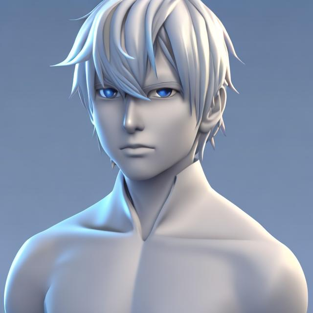 3D image of an anime man | OpenArt