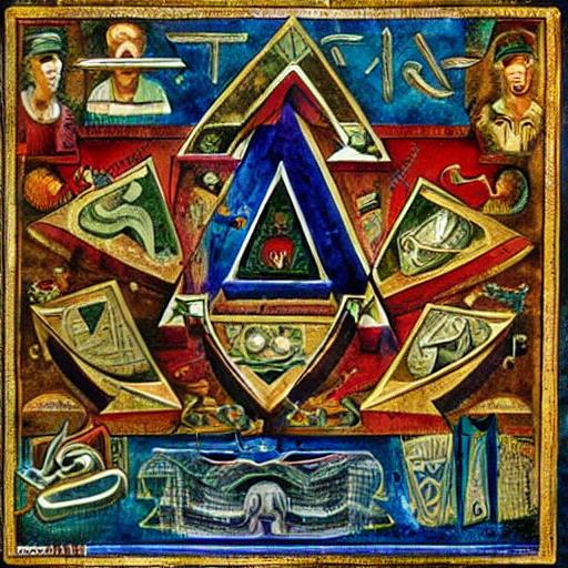 Tetragrammaton, Adonai, El, Elohim, Shaddai, Tzevaot | OpenArt