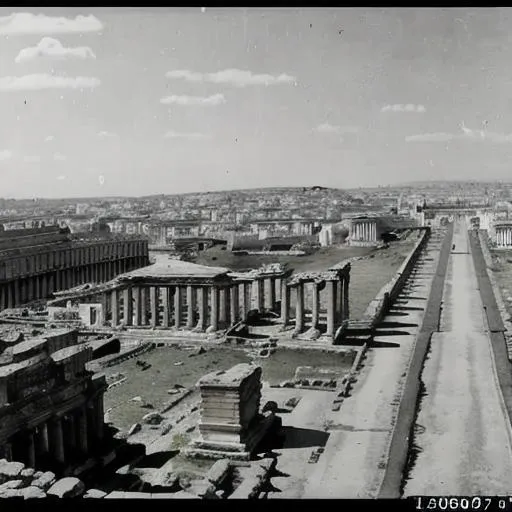 ancient land Rome city footage caught on vintage camera | OpenArt