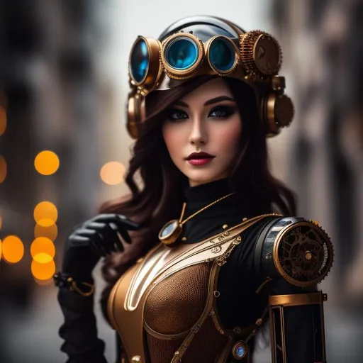 Beautiful Cyberpunk female tattoos, strong apocalypt... | OpenArt