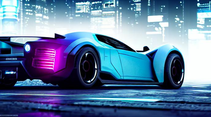 Cyberpunk hyper car epic high res 4k | OpenArt