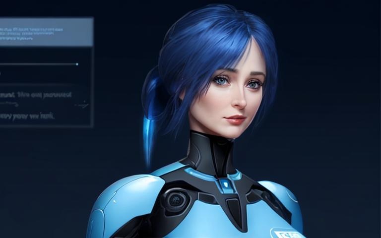 Cortana as real woman, microsoft, gorgeous woman, ai... | OpenArt