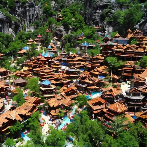 magic mountain village