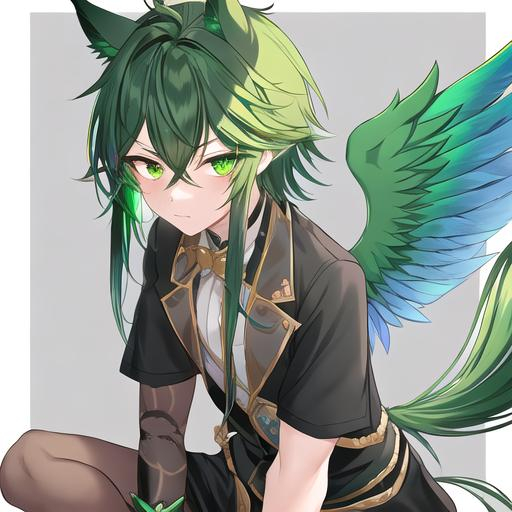 Male. Small and masculine build. human animatronic h...