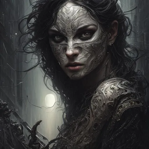 night, moon Cinematic light, intricate detail, detai...