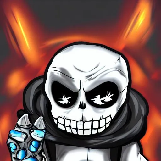 sans eating vanilla ice cream | OpenArt