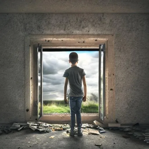 alien praying under alien cathedral window | OpenArt