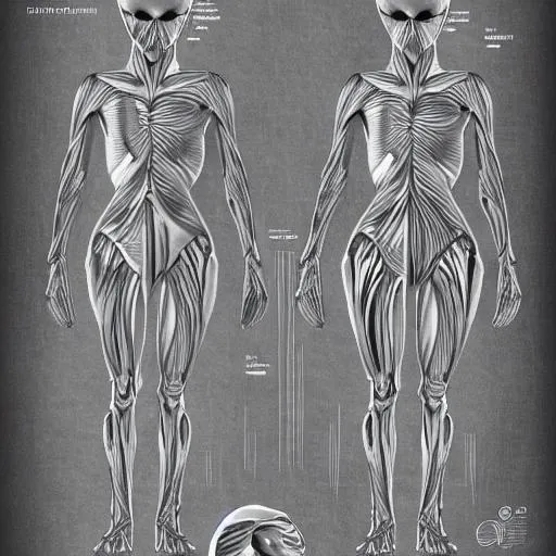 Diagram of an alien species’ anatomy | OpenArt
