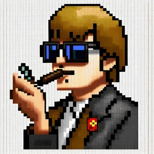 a pixel bits of armored decku | OpenArt