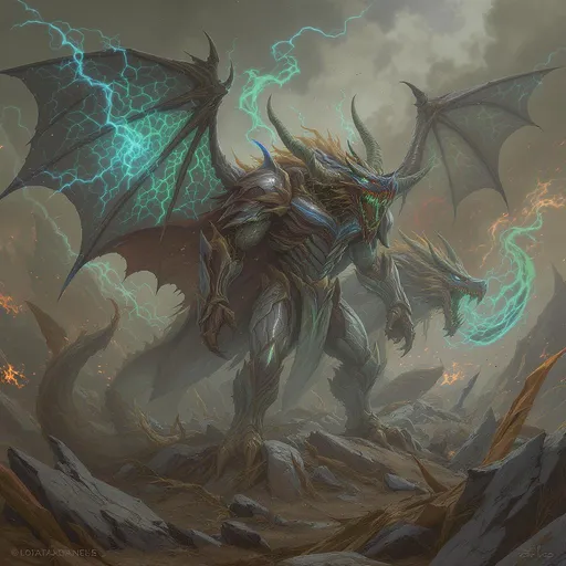 military army made of mythcal creatures