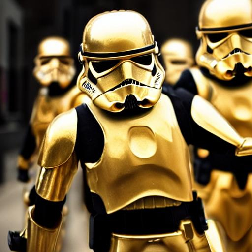 Golden Stormtrooper | OpenArt