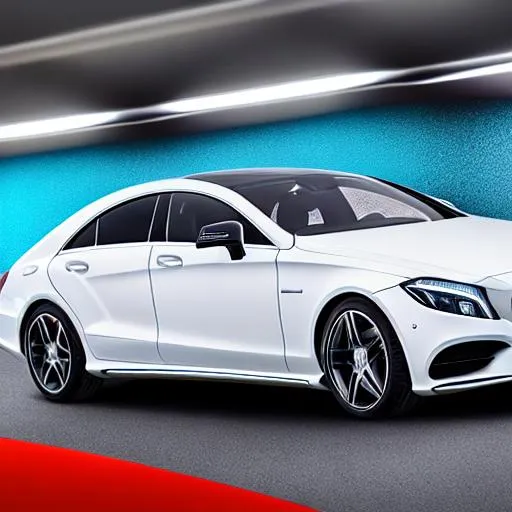 Cyan Mercedes Amg c63, Perfect, smooth, galaxy, magi...