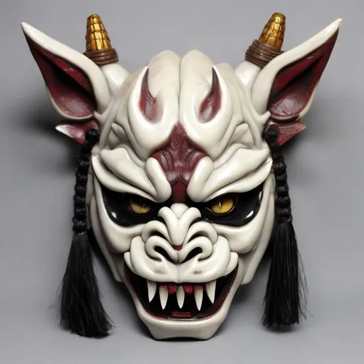 oni, ivory mask | OpenArt