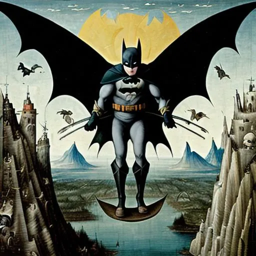 batman/batman_monalisa by Leonardo DaVinci