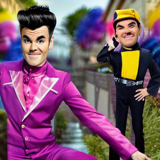 Justin Bieber as Robbie Rotten from Lazy Town | OpenArt
