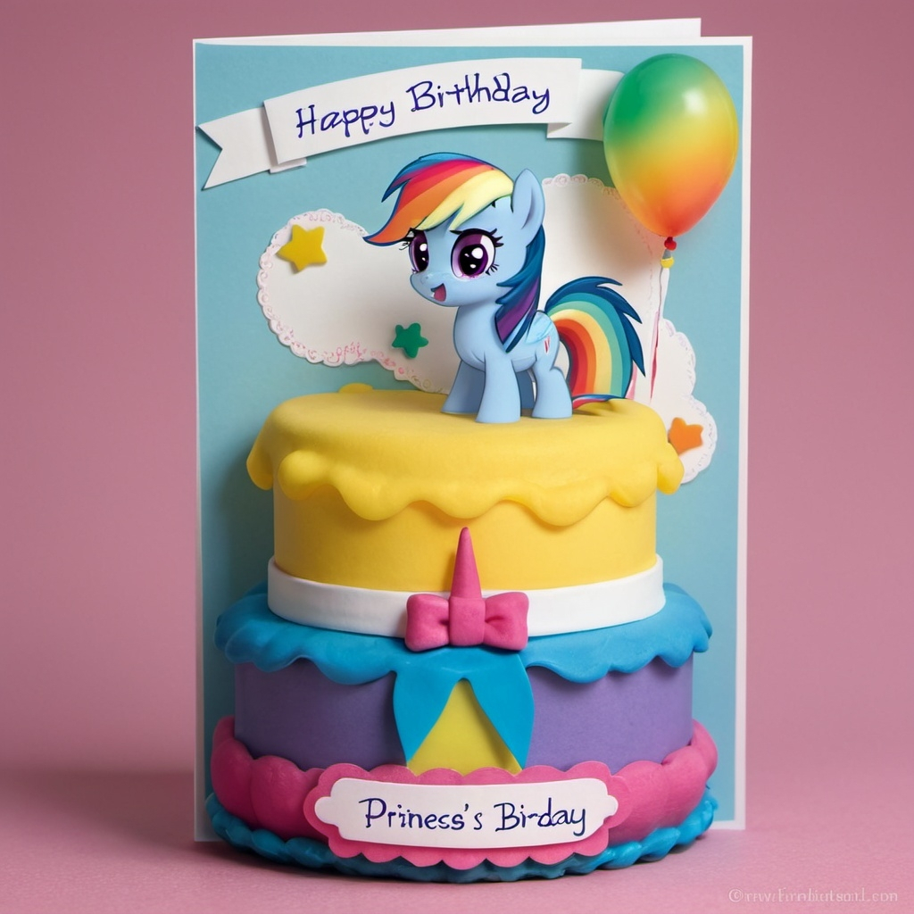 I want to create a birth day card for a five years o...