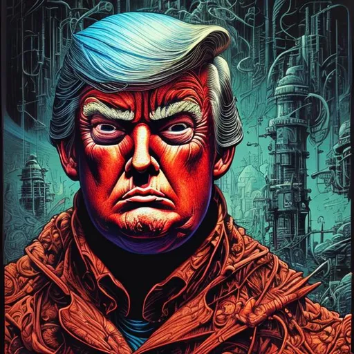 Donald Trump Portraits": Create a cubist-style portr... | OpenArt