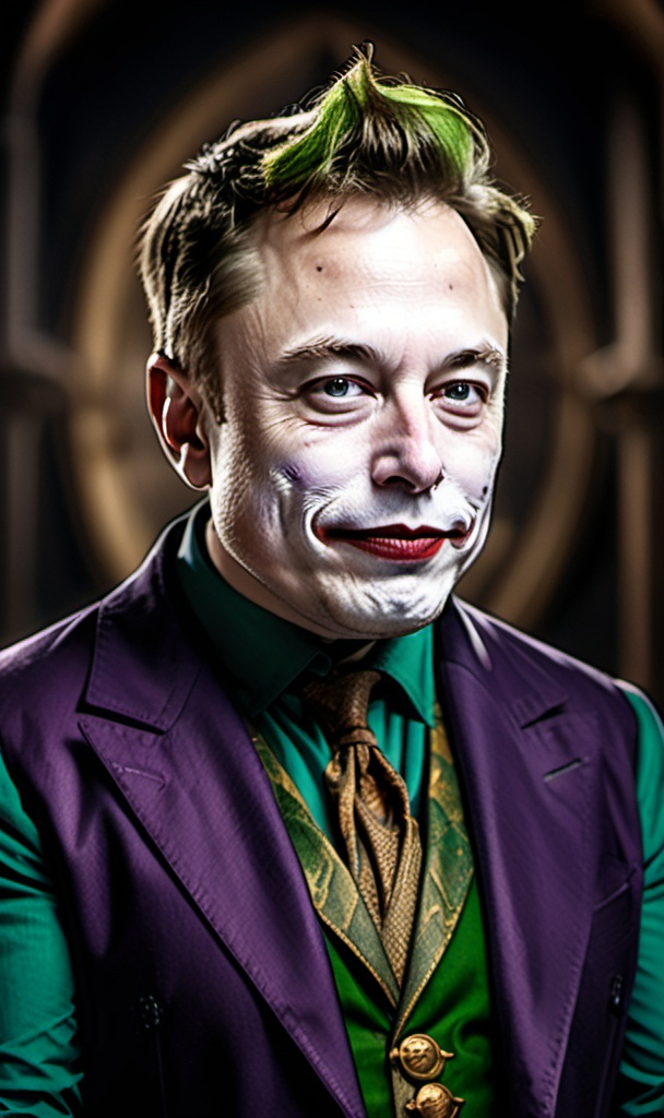 Elon Musk as a middle ages joker
