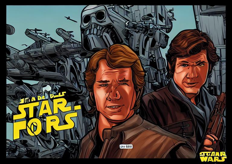 Han Solo and Bo Duke movie poster, Star Wars, Dukes... | OpenArt