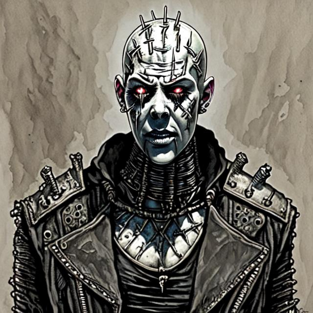 Pinhead, the creature from the Hellraiser franchise,...