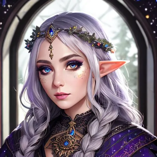 oil painting, fantasy, Pixie girl, tanned-skinned-fe... | OpenArt