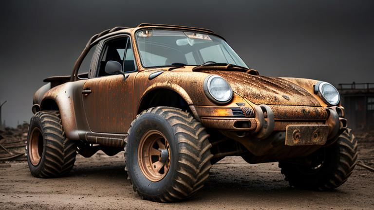 depressive, dark, rusty, muddy, dirty, tan 1970 pors...