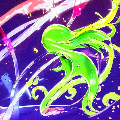 Slime, anime, drawn | OpenArt