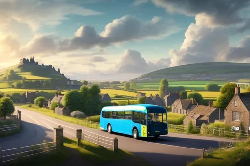 landscape illustration in 8k uhd, daylight. blue sky...