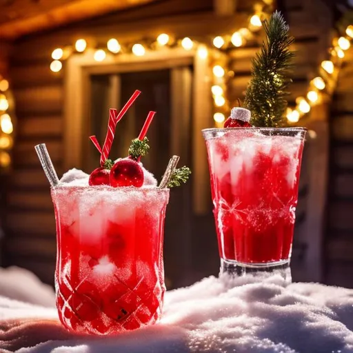 photo Mocktail advertisement christmas time inside...