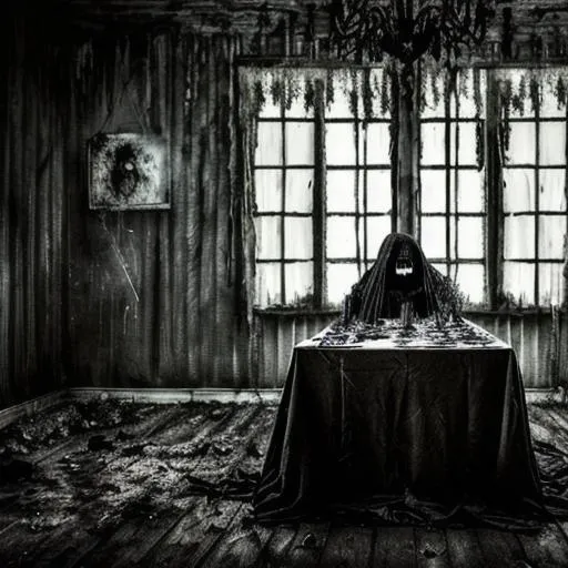 A nightmare a horror scene abstract dark realistic... | OpenArt