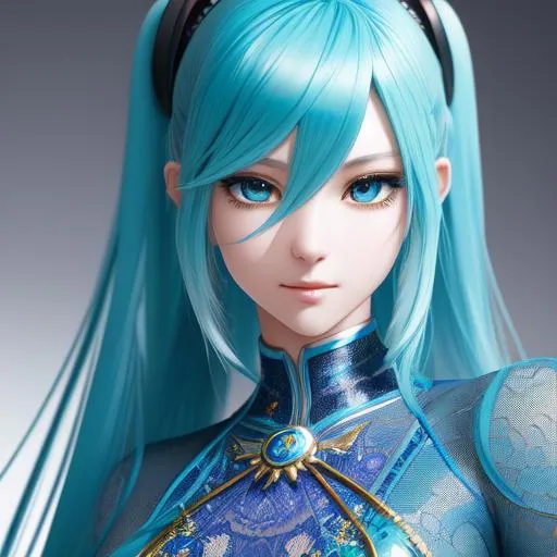 masterpiece hyperdetailed hatsune miku, intricate hy... | OpenArt