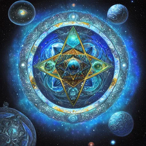 Fourth dimensional shapes, parallel universes, Space... | OpenArt