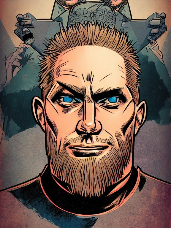 Retro comic style artwork, highly detailed {object},...