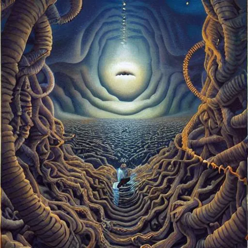 Azathoth, center of the universe, black hole, cosmos... | OpenArt