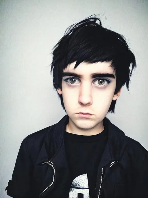 Young Linda Hamilton with a pixie cut and bangs as f... | OpenArt