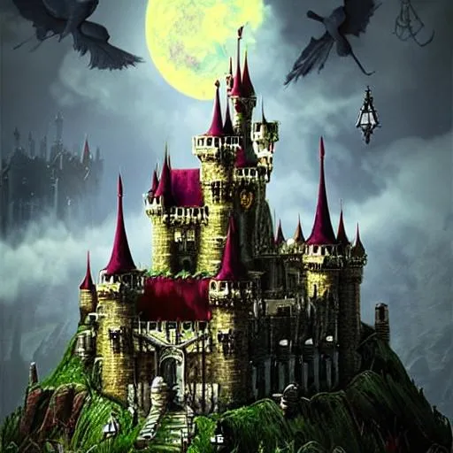 dark fantasy castle | OpenArt